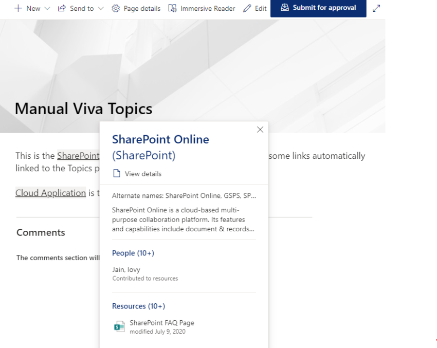 To Set Up Microsoft Viva Topics